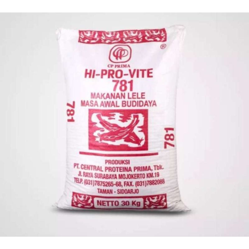 Jual PAKAN IKAN PELET APUNG HI-PRO-VITE 781 POLOS 1 SAK 30 KG | Shopee ...