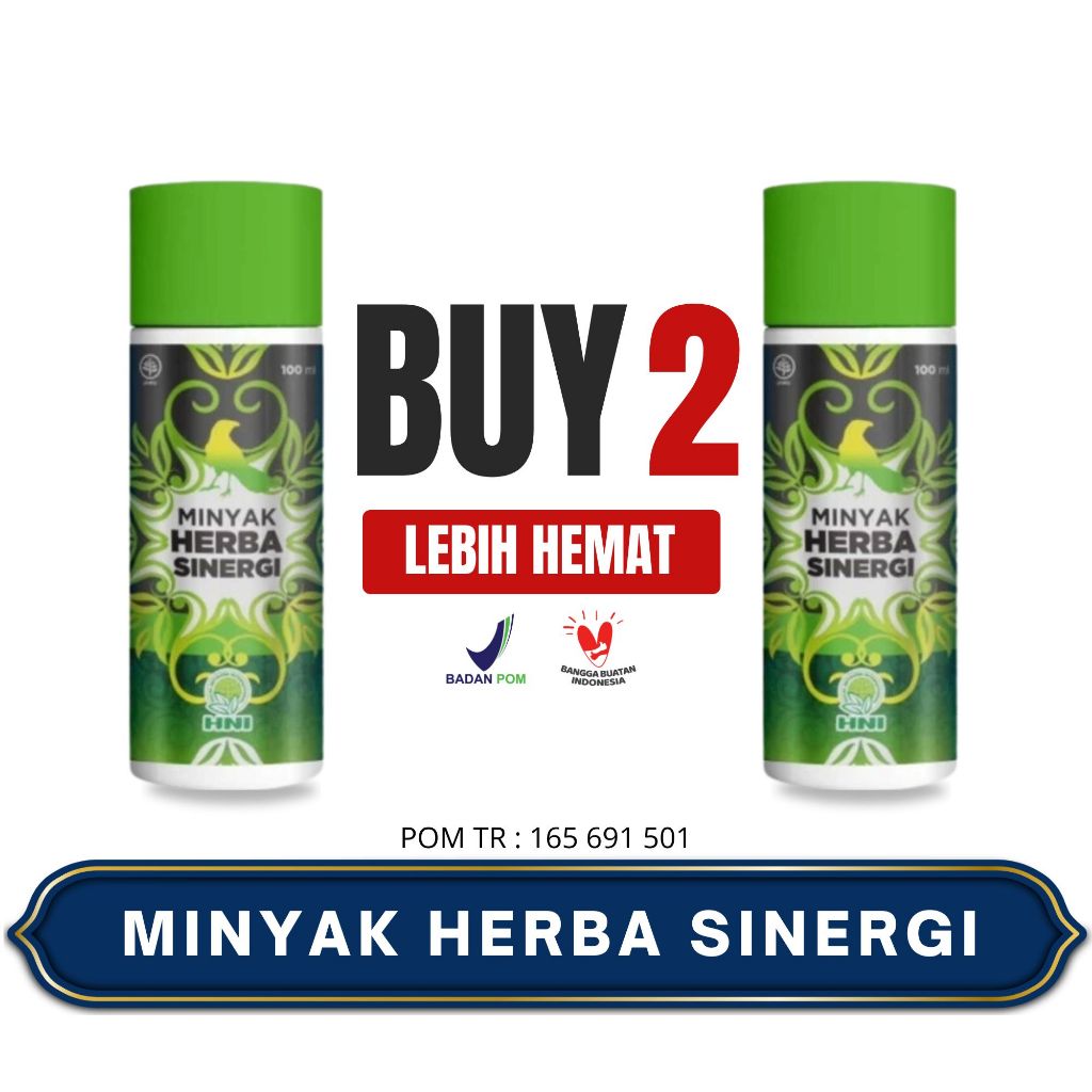 Jual PAKET HEMAT 2 BOTOL MINYAK HERBA SINERGI (MHS) 100ML BURUNG BUBUT ...