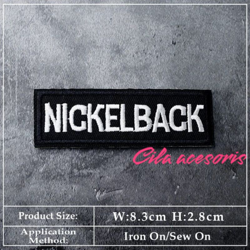 Jual petch logo bordir nickelback emblem | Shopee Indonesia