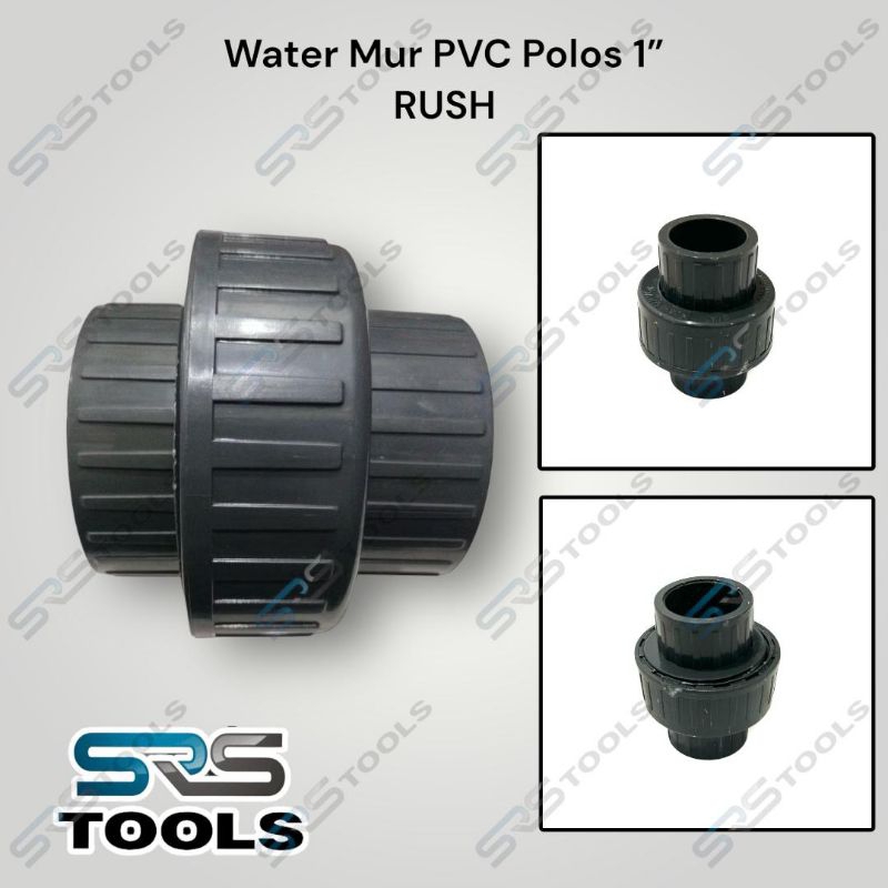 Jual RUSH Water Mur Moor PVC Polos 1 Inch / Watermur Union Socket ...