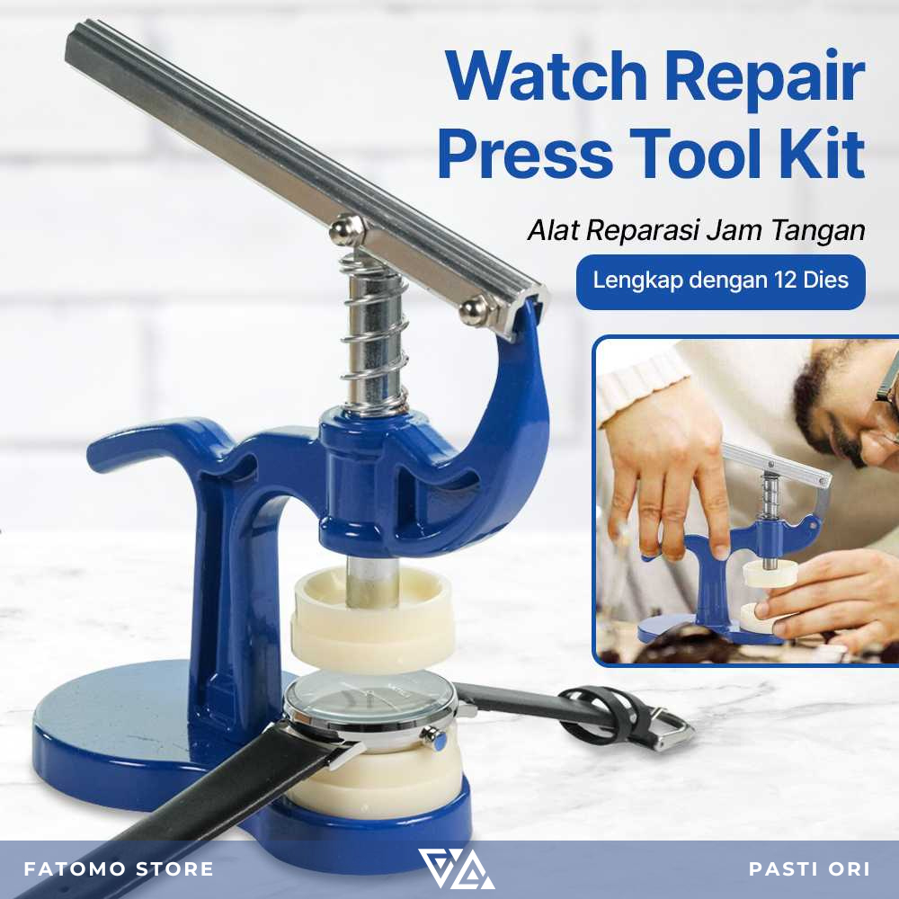 Jual [ORI] RUIHUA Alat Reparasi Jam Tangan Press Tool Kit Watch Repair ...