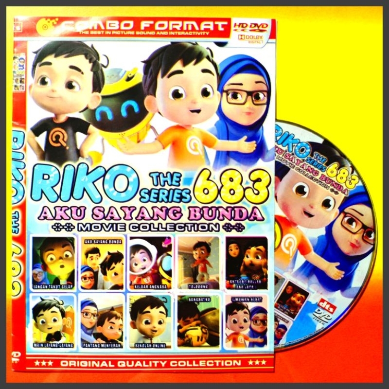 Jual Kaset Film Kartun Anak Koleksi Riko Vol. 683 Edisi Campuran Terbaru isi 8 Judul Bahasa ...