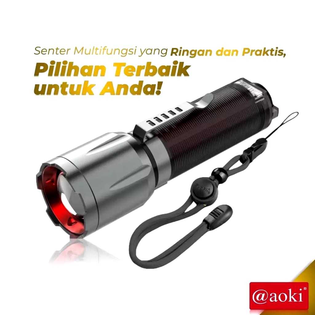 Jual aoki senter 7 made pencahayaab - sangat terang - L025 - richardmart | Shopee Indonesia