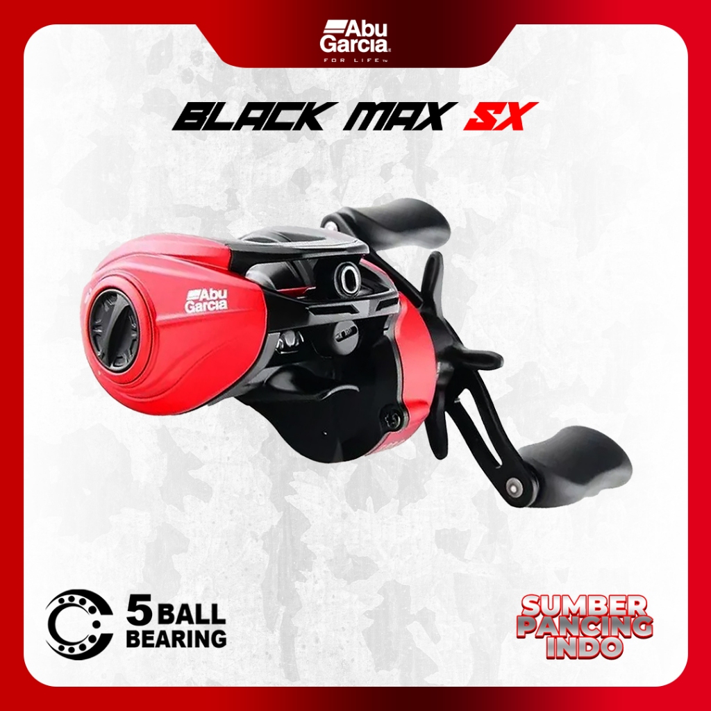 Jual ABU GARCIA Reel Pancing Baitcasting BLACK MAX BMAXSX-L 5Ball Bearing Handle Kiri Handle ...