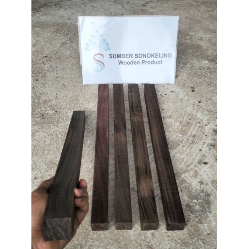 Jual Kayu SONOKELING Tebal 3,5cm Lebar 3,5cm Panjang 40cm 45cm 50cm ...