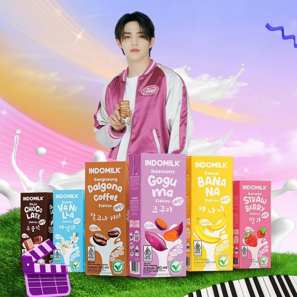 Jual Minuman Kemasan Indomilk Susu UHT 180 Ml x 8 pcs Korean Series ...
