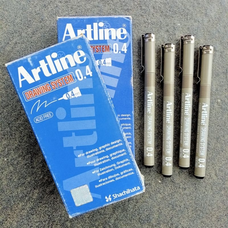 Jual Pulpen Gambar Drawing Pen Artline 0,4 mm ( Pcs ) [ Original ...