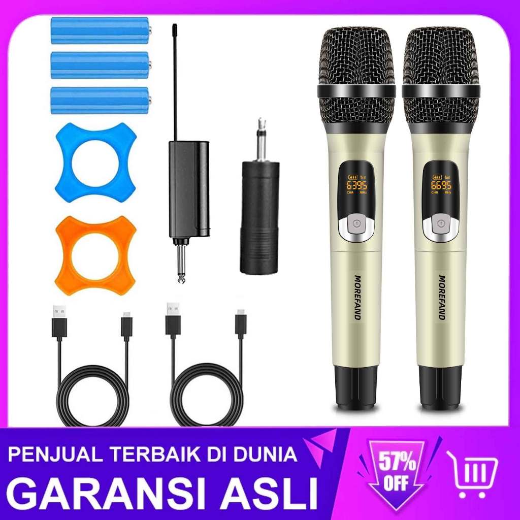 Jual Mikrofon nirkabel, uhf, panggung, karaoke Wireless microphones ...