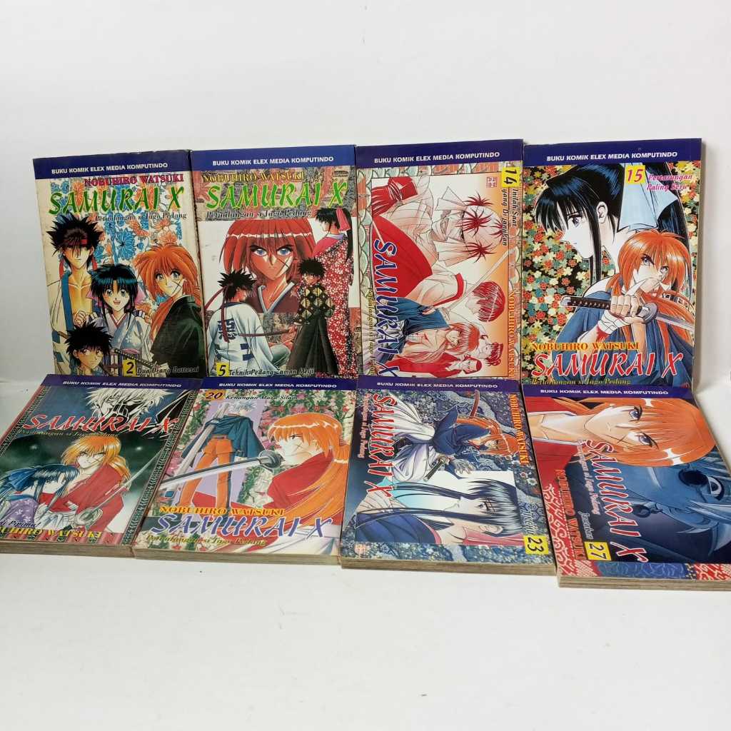 Jual Komik Samurai X no 2 5 14 15 18 20 23 27 Nobuhiro watsuki | Shopee Indonesia