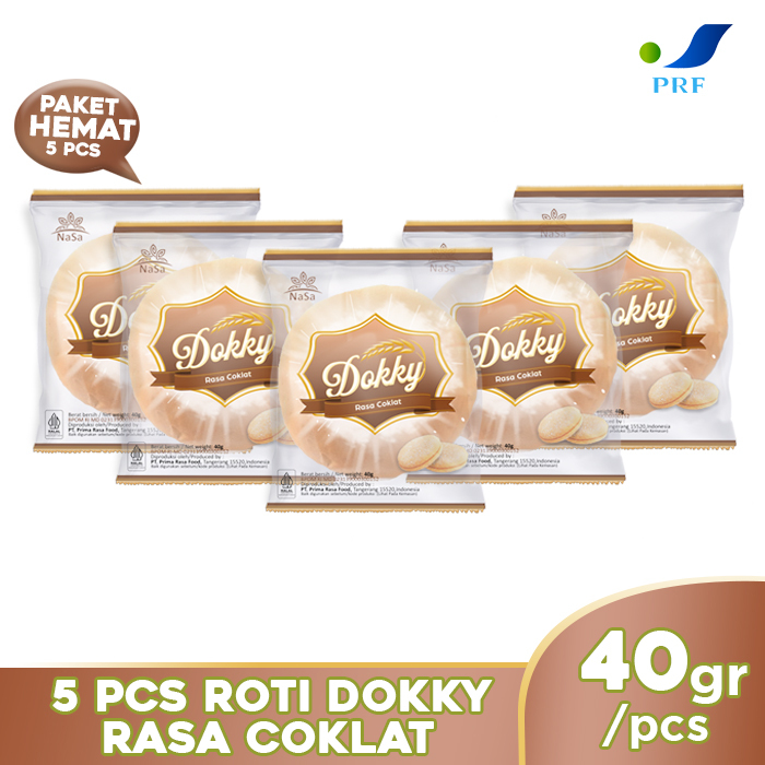 Jual Prima Rasa Food Roti Dokky - Paket 5 pcs - Rasa Coklat - Roti ...