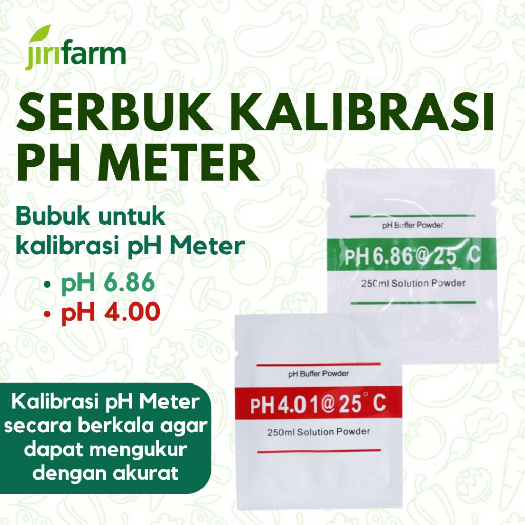 Jual JIRIFARM - 1 Set Serbuk Kalibrasi PH Meter @250mL bubuk calibrate ...