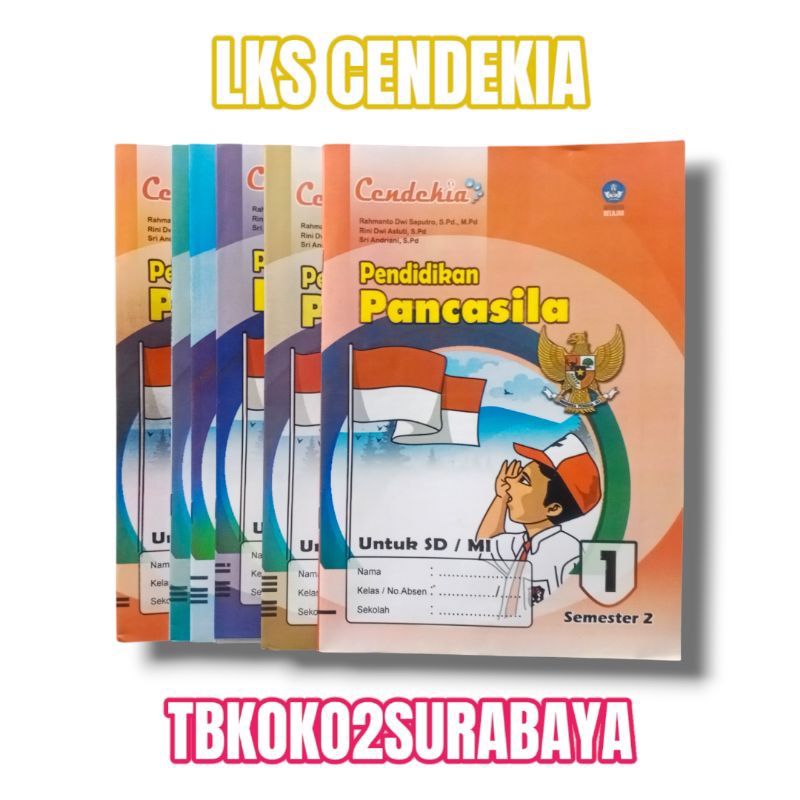 Jual BUKU LKS PANCASILA SD KELAS 123456 SEMESTER 2 LKS CENDEKIA KURIKULUM MERDEKA PUSTAKA ...