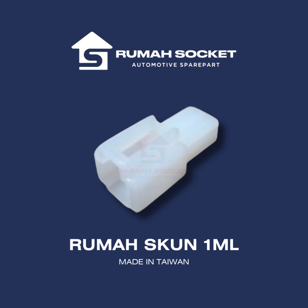 Jual SOKET / SOCKET / RUMAH HOUSING CONNECTOR / RUMAH SKUN 1 MALE LOCK ...