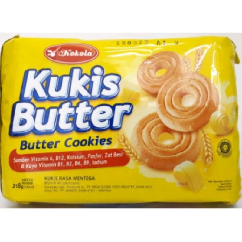 Jual kokola kukis Butter 218gram | Shopee Indonesia