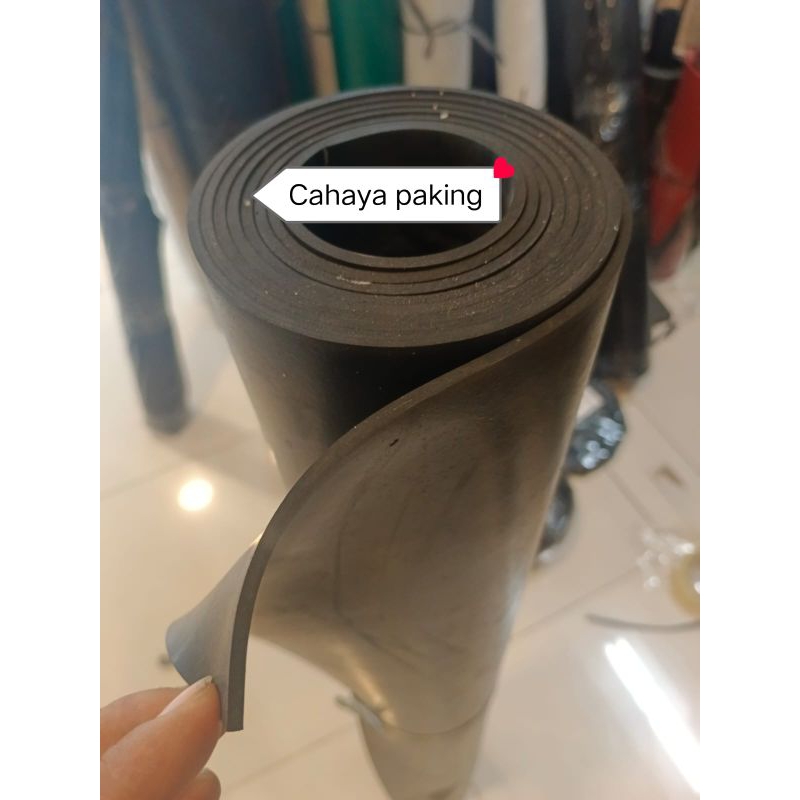 Jual Karpet karet lembaran/Packing Rubber Sheet hitam ( ecer 100cm x ...