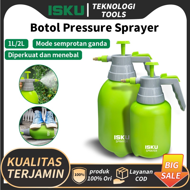 Jual ISKU Pressure Sprayer 1L/2L Botol Semprotan Tanaman Manual /alat ...