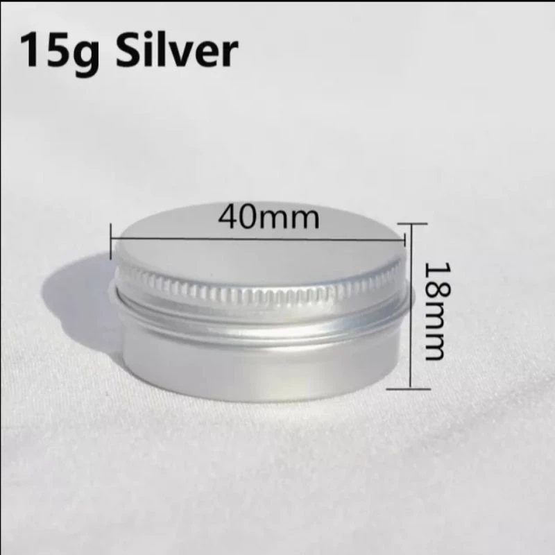 Jual TU 15gr Pot Wadah Jar Tin Aluminium Kaleng Pomade Kosmetik Cream ...