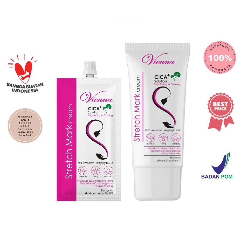 Jual VIENNA Stretch Mark Cream - 80ml | 30ml | Shopee Indonesia