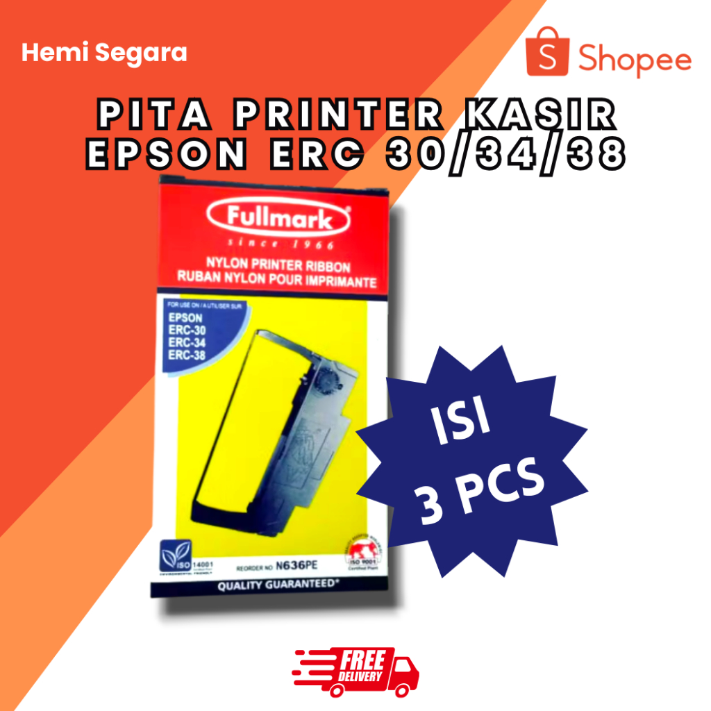 Jual PITA PRINTER KASIR EPSON ERC 30 / ERC 34 / ERC 38 | TM U220D ...
