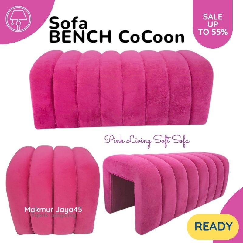 Jual SOFA Bench Aesthetic Ruang Tamu Minimalis - Sofa CoCoon Cocok Buat ...
