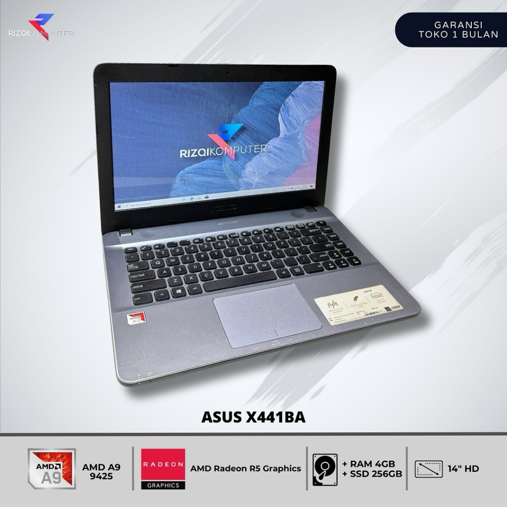 Jual Asus X441BA AMD A9-9425 Ram 4GB SSD 256GB sbaya | Shopee Indonesia