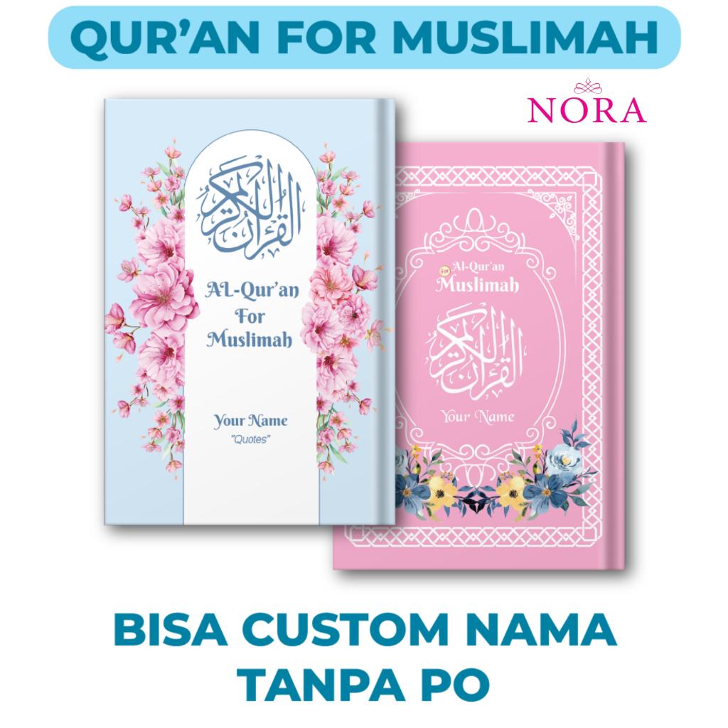 Jual ALQURAN A5 A6 CUSTOM NAMA DESAIN CANTIK BISA COD QURAN TERJEMAH ...
