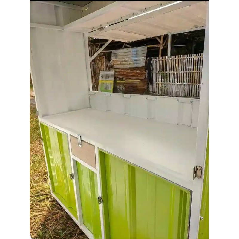 Jual grobak booth container booth jualan, 150x60x200 free ongkir ...