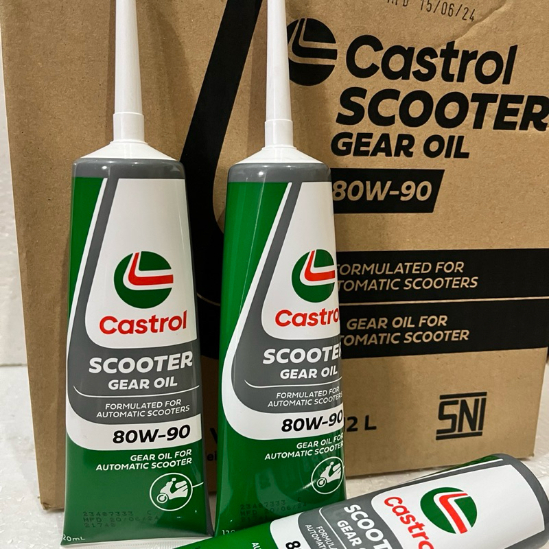 Jual Oli Transmisi Motor Castrol Scooter Gear Oil (0.12L) | Shopee ...
