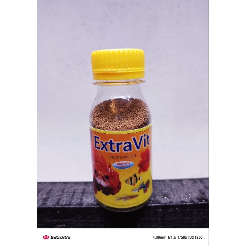 Jual Makanan ikan Extravit pakan ikan micropellet 55gr | Shopee Indonesia