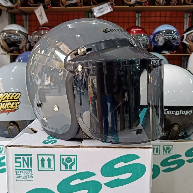 Jual Cargloss Helm Retro Terlengkap & Harga Terbaru Juni 2026 | Shopee ...
