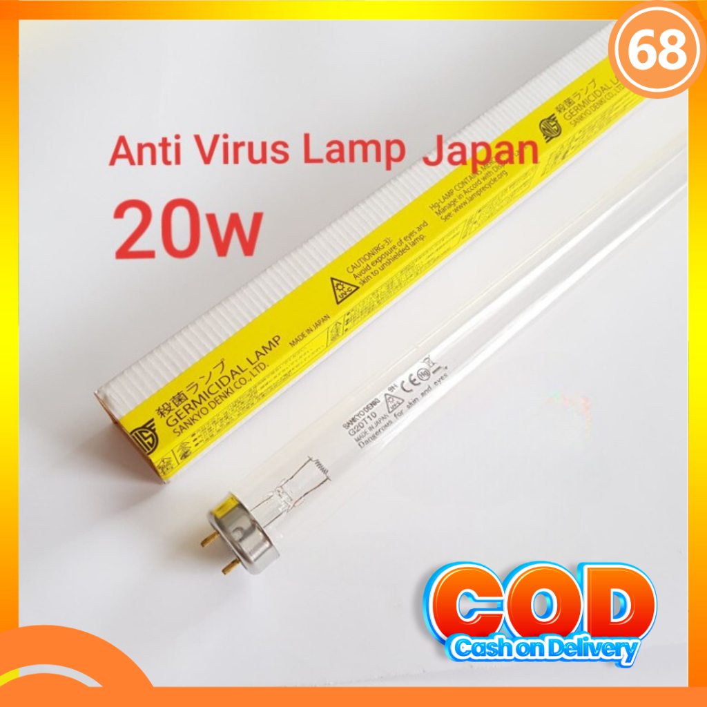 Jual Lampu UVC Kuman 20watt G20T10 UV Germicidal / Lampu Kuman SANKYO ...