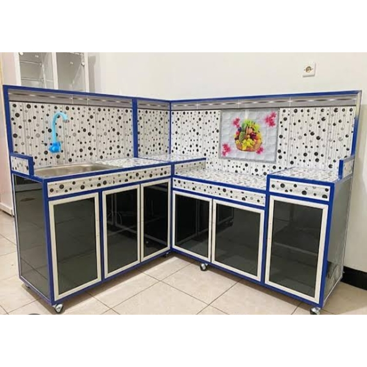 Jual rak kompor rak dapur kitchen set bawah rak kompor dan wastafe ...