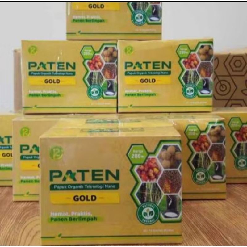 Jual Pupuk Paten Gold Untuk Sawit Original 1box isi 12sachet | Shopee ...