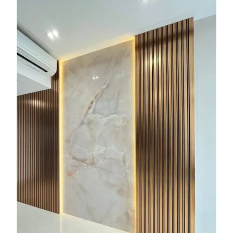 Jual wpc panel dinding upc marmer dinding interior per meter terpasang ...