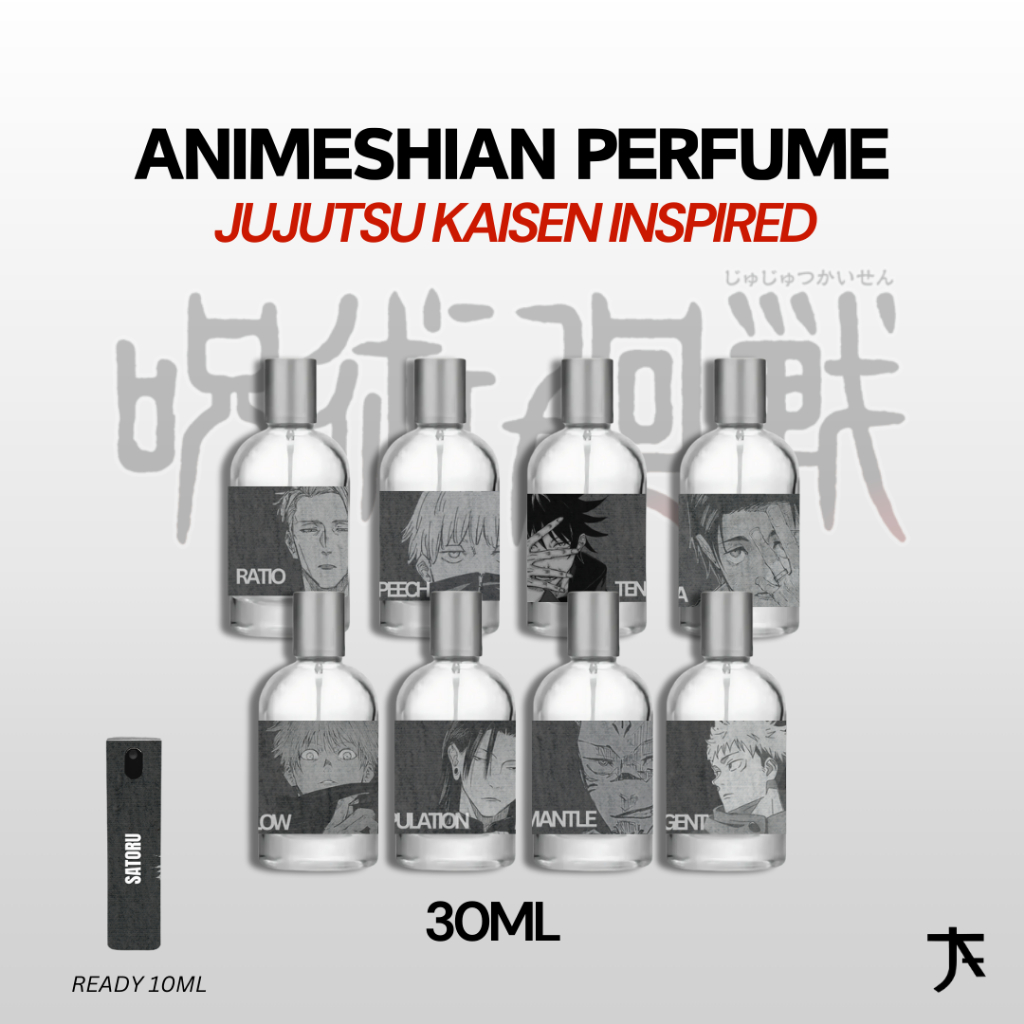 Jual JUJUTSU KAISEN PARFUM 30ML - ANIMESHIAN | Shopee Indonesia
