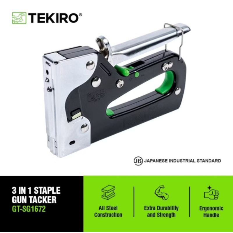 Jual TEKIRO (GT-SG1672) STAPLE GUN TACKER 3 IN 1 (6-14mm) staples ...