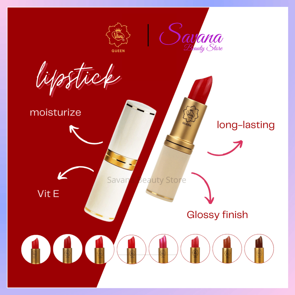 Jual Viva Queen Lipstick | With Moisturaizer & Vit E | 4g | Shopee ...