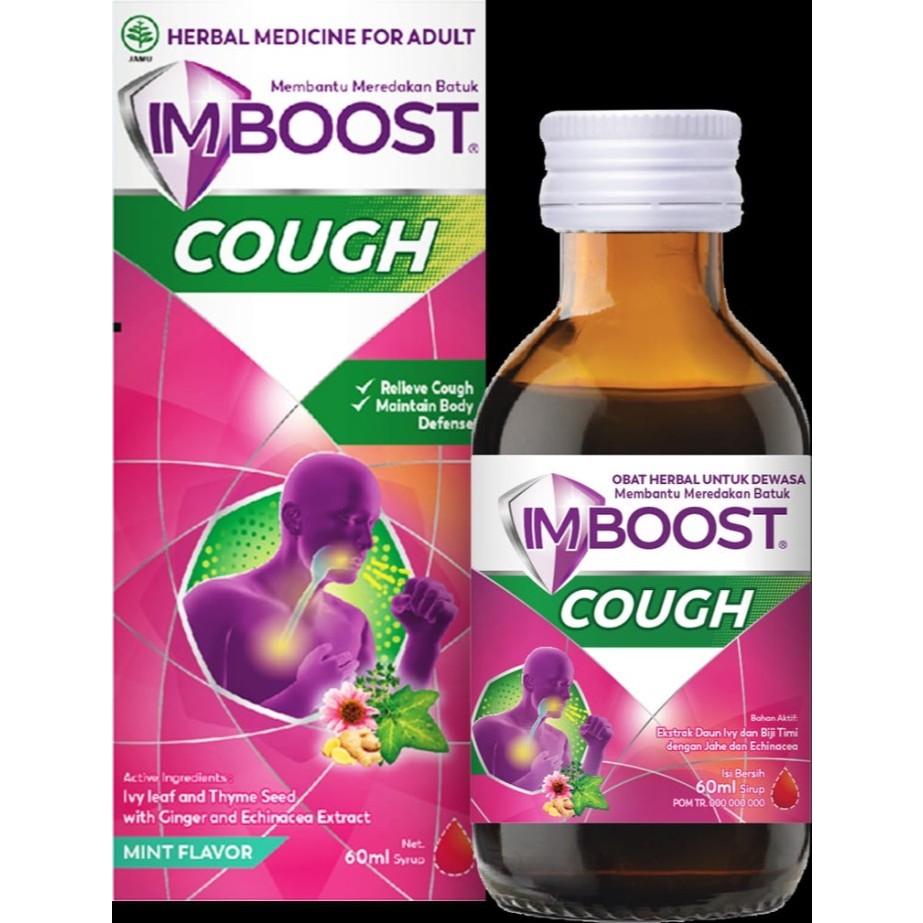 Jual Imboost Cough Sirup Obat Batuk Dewasa Rasa MInt 60ml | Shopee ...