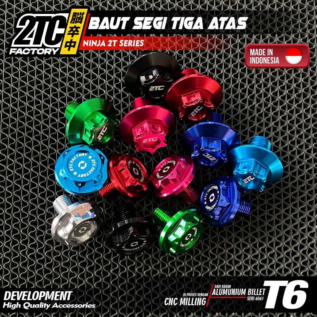 Jual BAUT BAUD SEGITIGA ATAS NINJA RR SS R M CNC BY 2TC FACTORY ...