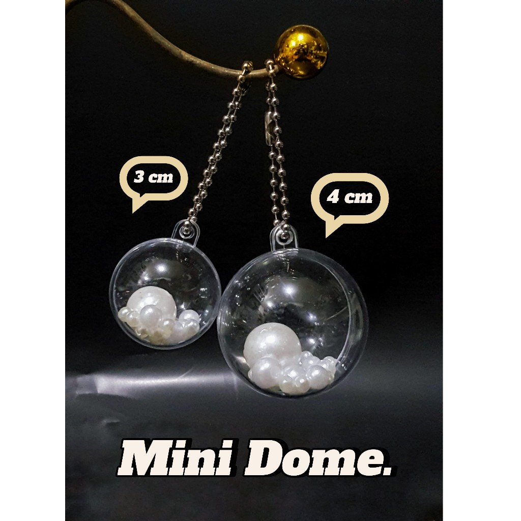 Jual Bola Akrilik Bening Dome MINI - Gantungan Pot Plastik Unik Cantik ...