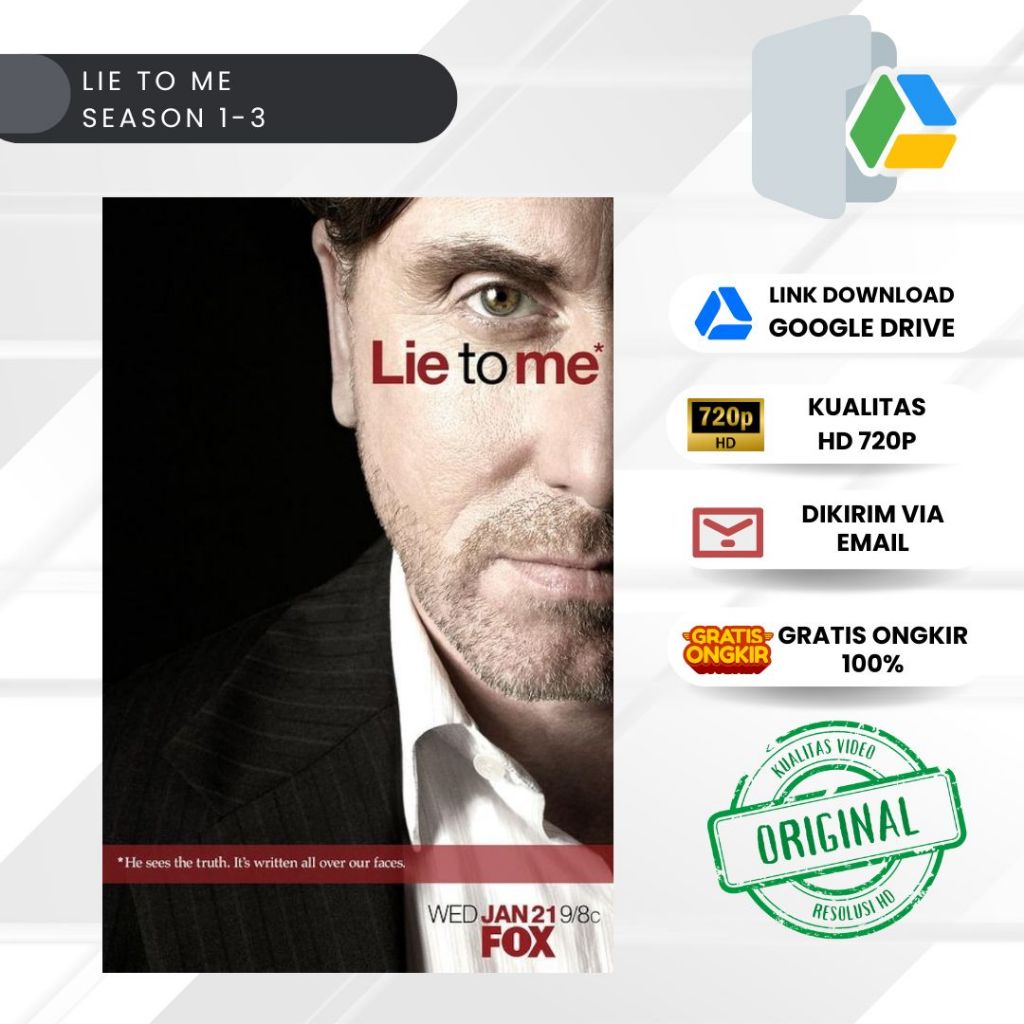 Jual SERIAL LIE TO ME (2009-2011) S1-3 (GoogIedrive) | Shopee Indonesia