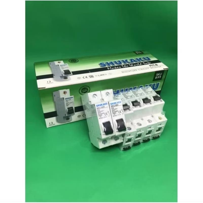 Jual MCB SHUKAKU 2A 4A 6A 10A 16A 25A 32A 1 PHASE MCB SNI NEW ORIGINAL 2A 4A 6A 10A 16A 25A 32A ...