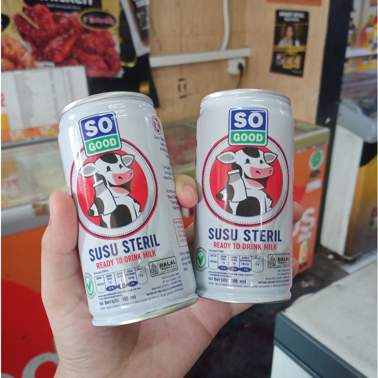 Jual So Good Susu Steril Kaleng - Susu Sapi Asli Murni - Susu Kaleng ...