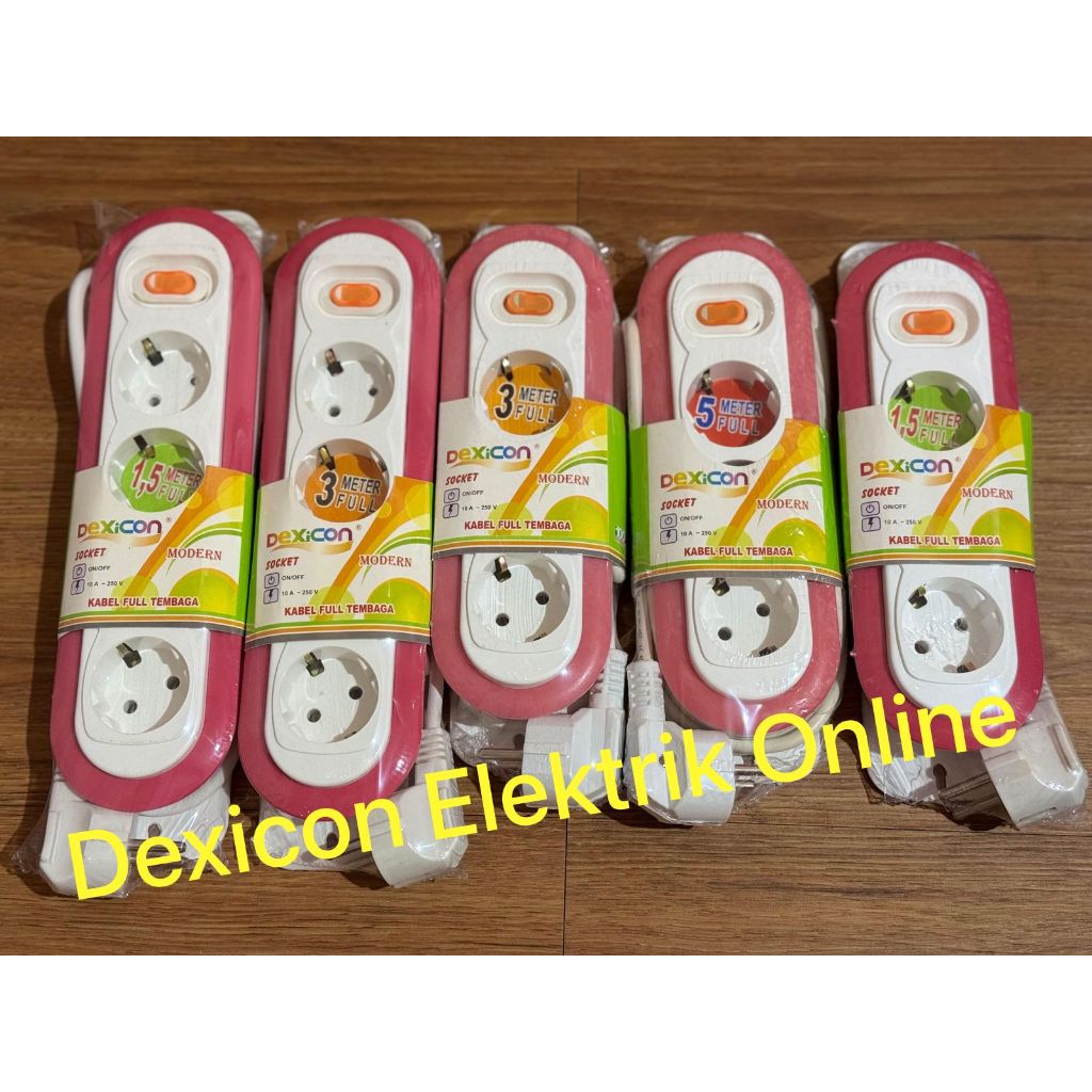 Jual Stop kontak modern PINK/socket modern PINK/sambungan kabel/colokan ...