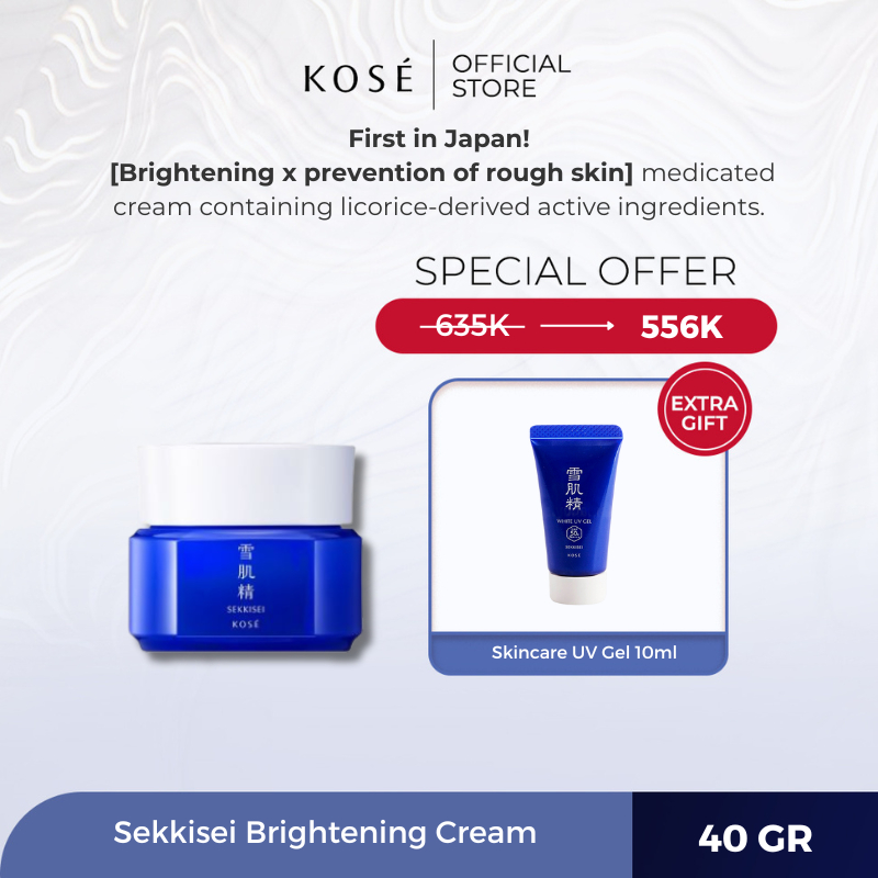Jual KOSE Sekkisei Brightening Cream - 40GR | Shopee Indonesia