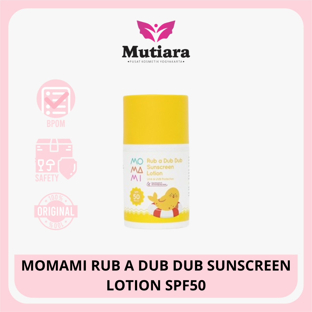 Jual MOMAMI RUB A DUB DUB SUNSCREEN LOTION SPF50 50ML | Shopee Indonesia