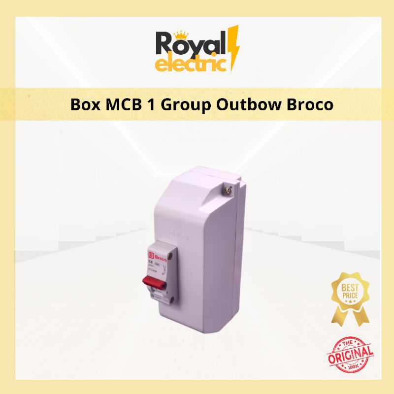 Jual Broco Electrical 17101 Box MCB 1 Group Outbow | Shopee Indonesia