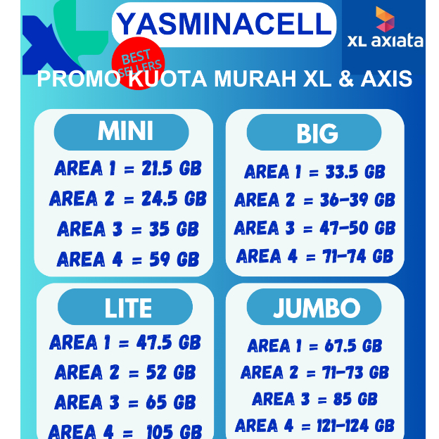 Jual PROMO PAKET DATA KUOTA AKRAB XL & AXIS KUOTA UTAMA 24 JAM 30 HARI | Shopee Indonesia