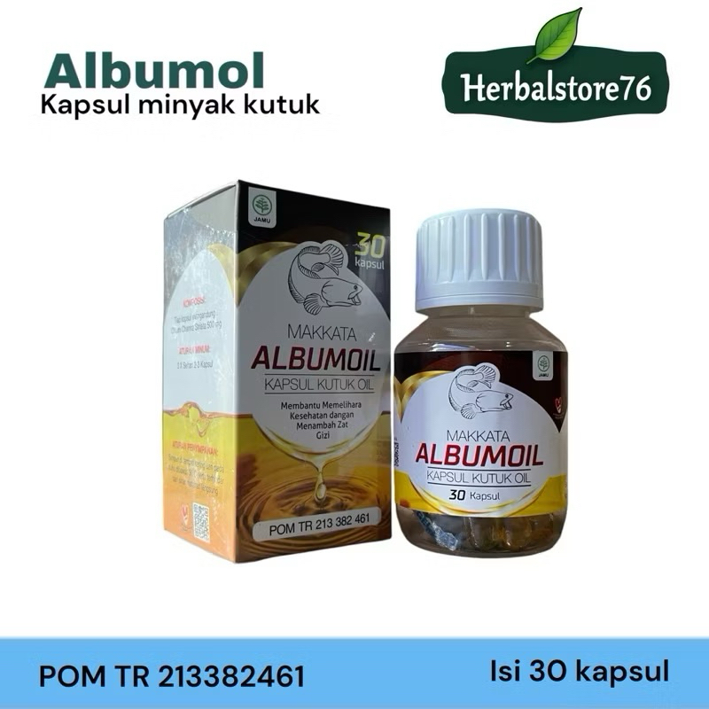 Jual Albumin Oil Ekstrak Minyak Ikan Gabus Albumoil | Shopee Indonesia
