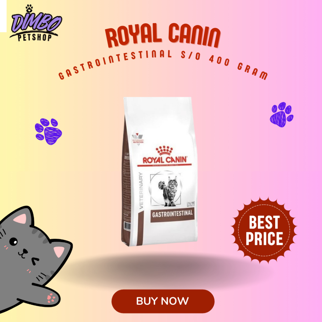 Jual ROYAL CANIN GASTROINTESTINAL CAT 400GR-RC GASTRO INTESTINAL FELINE ...